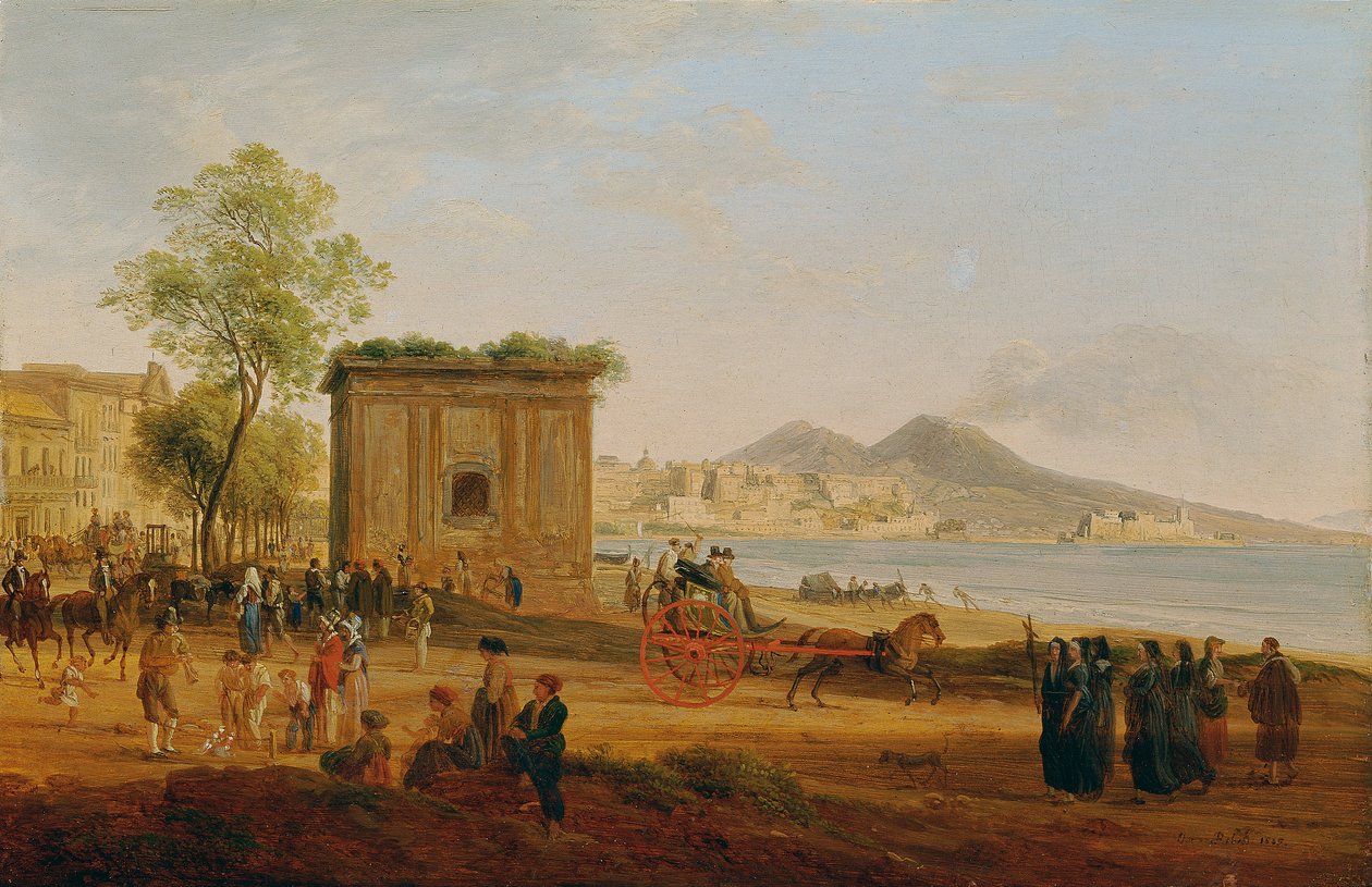 The Gulf of Naples with Scenes from Everyday Life