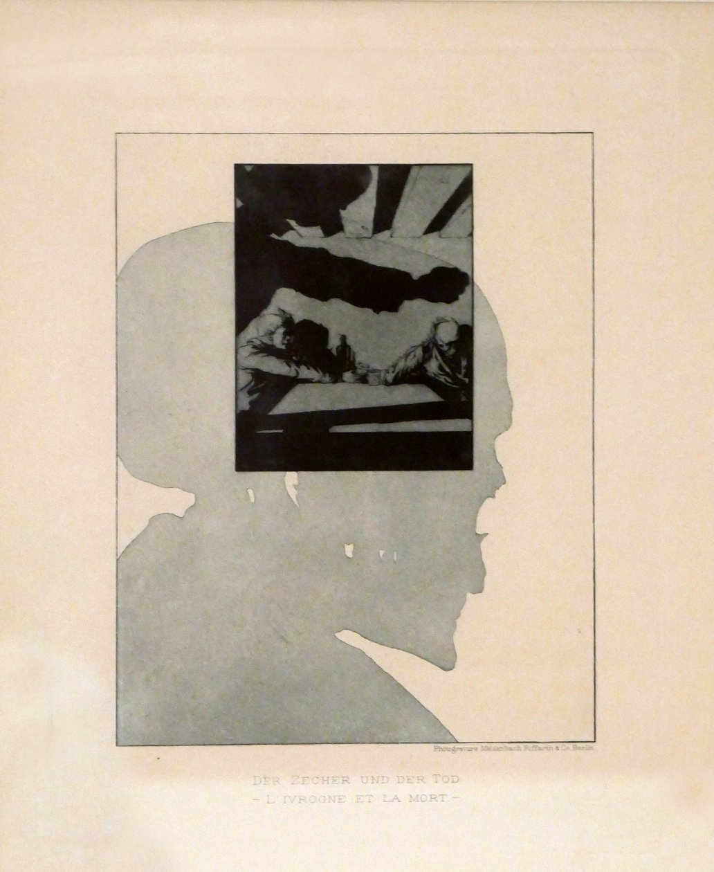 The Drunkard and Death, from the series A Modern Dance of Death