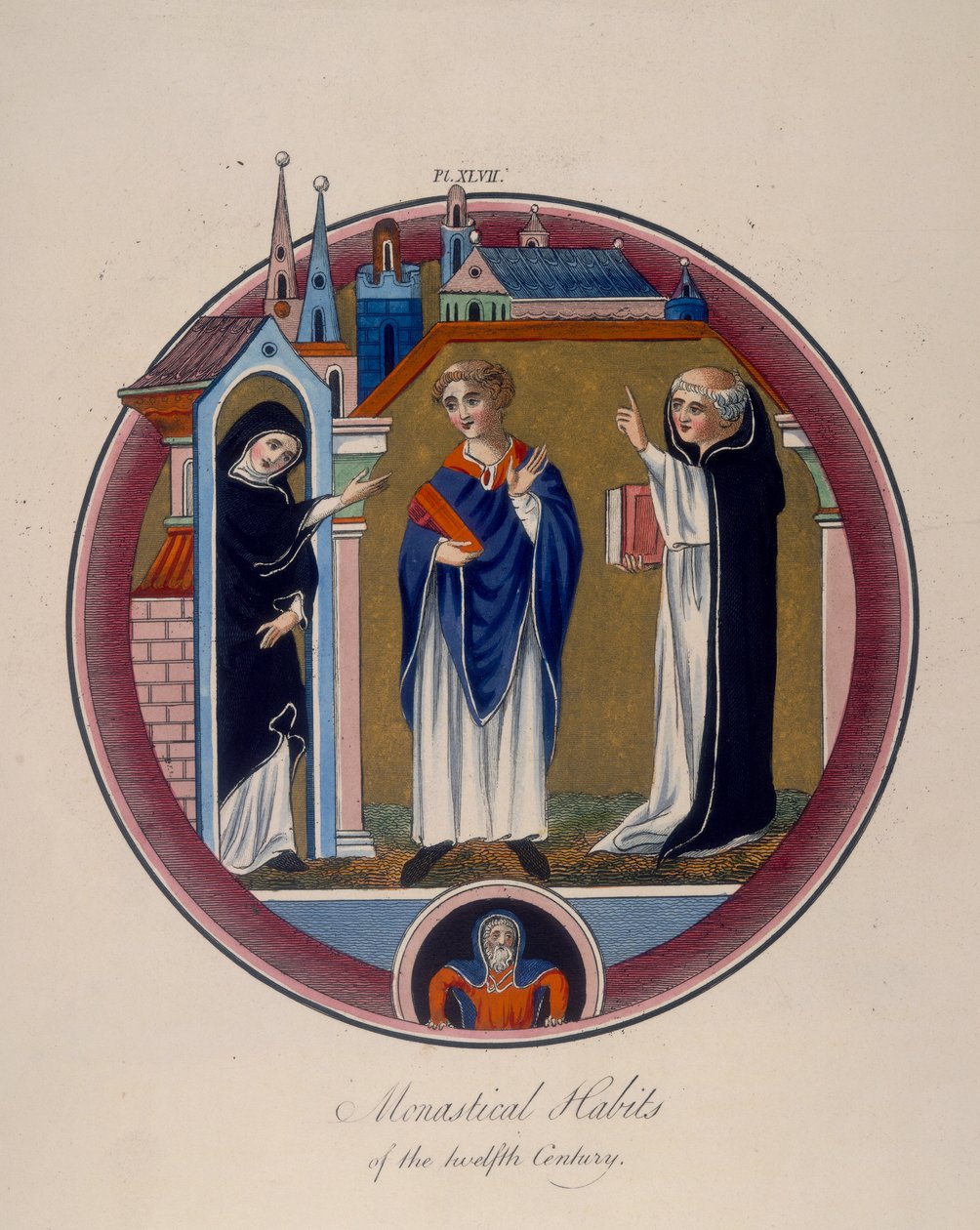 Monastical Habits of the Twelfth Century by Joseph Strutt