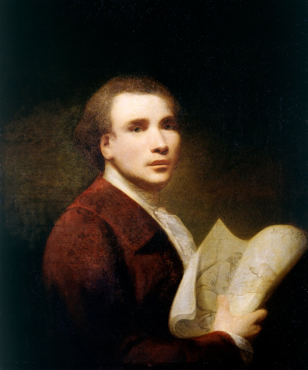 Self Portrait by Joseph Wright of Derby: Fine art print