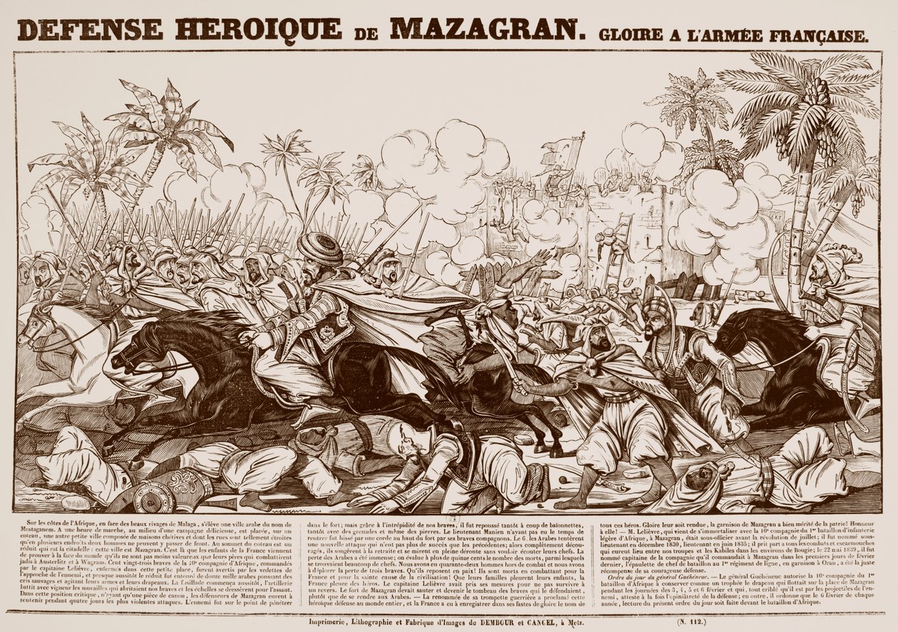 Siege of Mazagran by Josse Photo: Buy fine art print