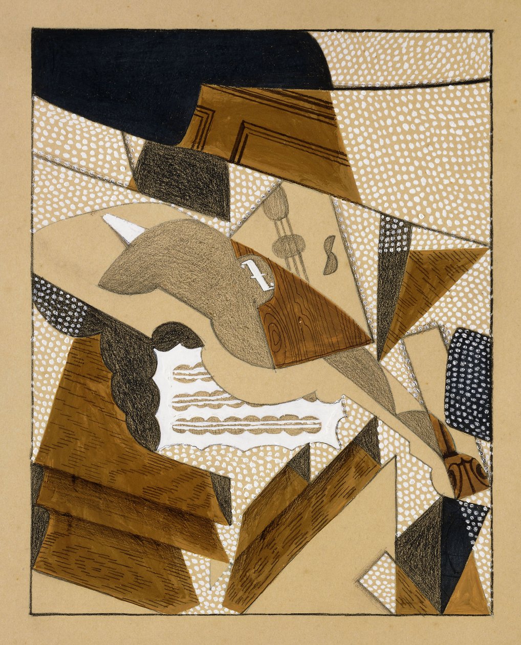 The Violin by Juan Gris: Premium art reproduction