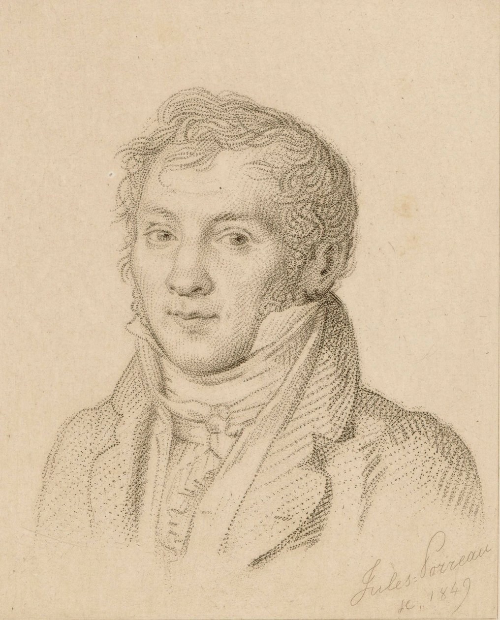 Portrait of the violinist and composer Louis-Luc Loiseau de Persuis