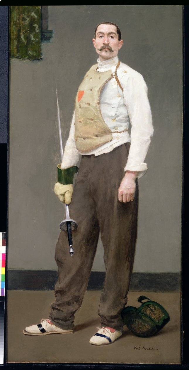 The Fencing Master by Julius Gari Melchers: Fine art print
