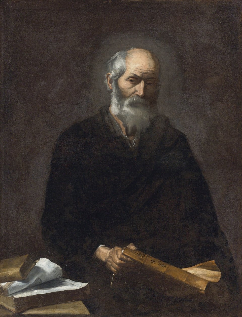 The Philosopher Plato by Jusepe de Ribera: Fine art print