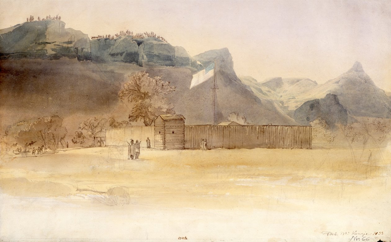 Fort McKenzie at the Mouth of the Marias River