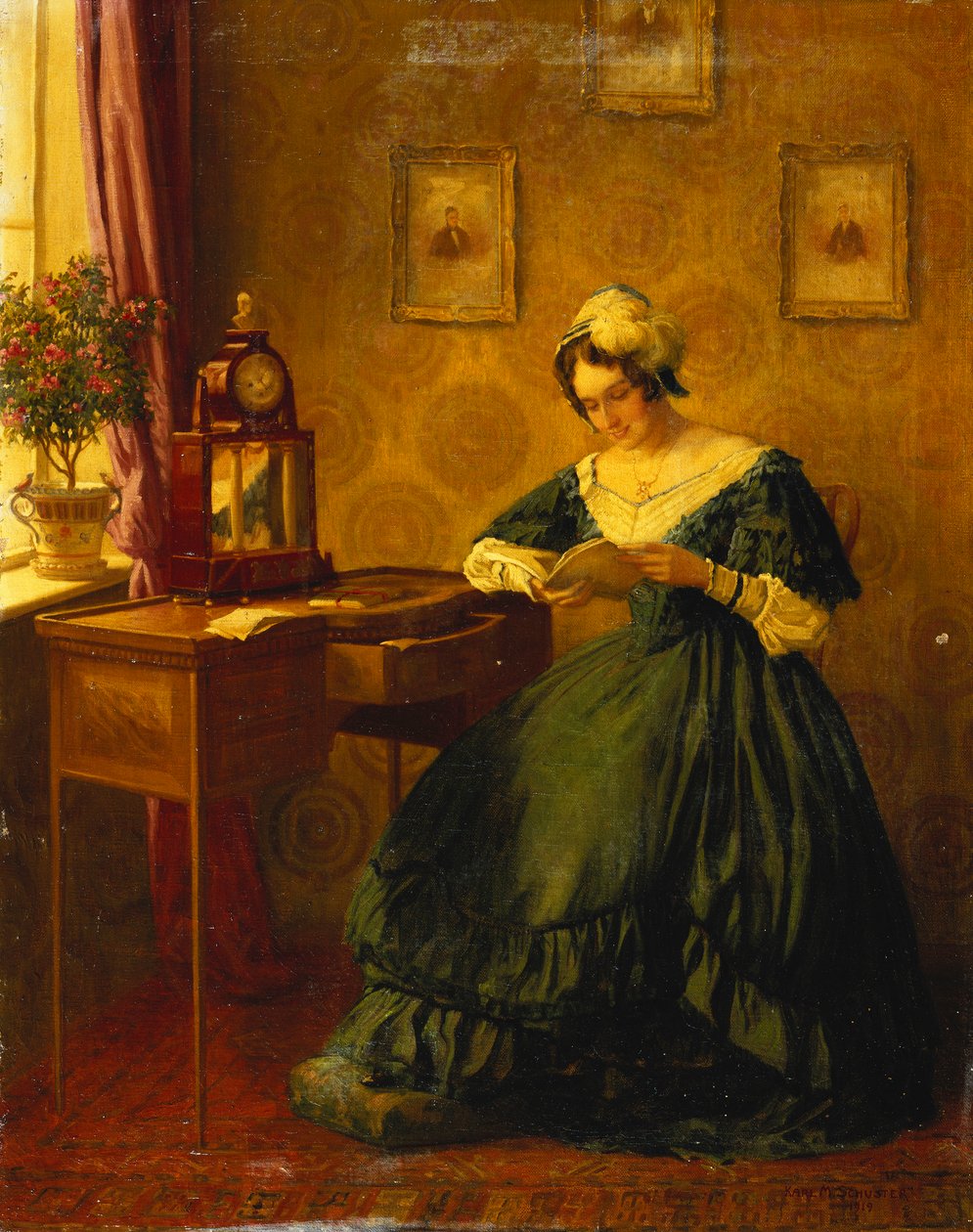 A Good Read by Karl Maria Schuster: Buy fine art print