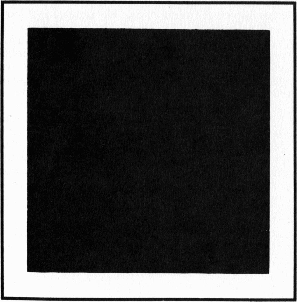 Black Square by Kazimir Severinovich Malevich