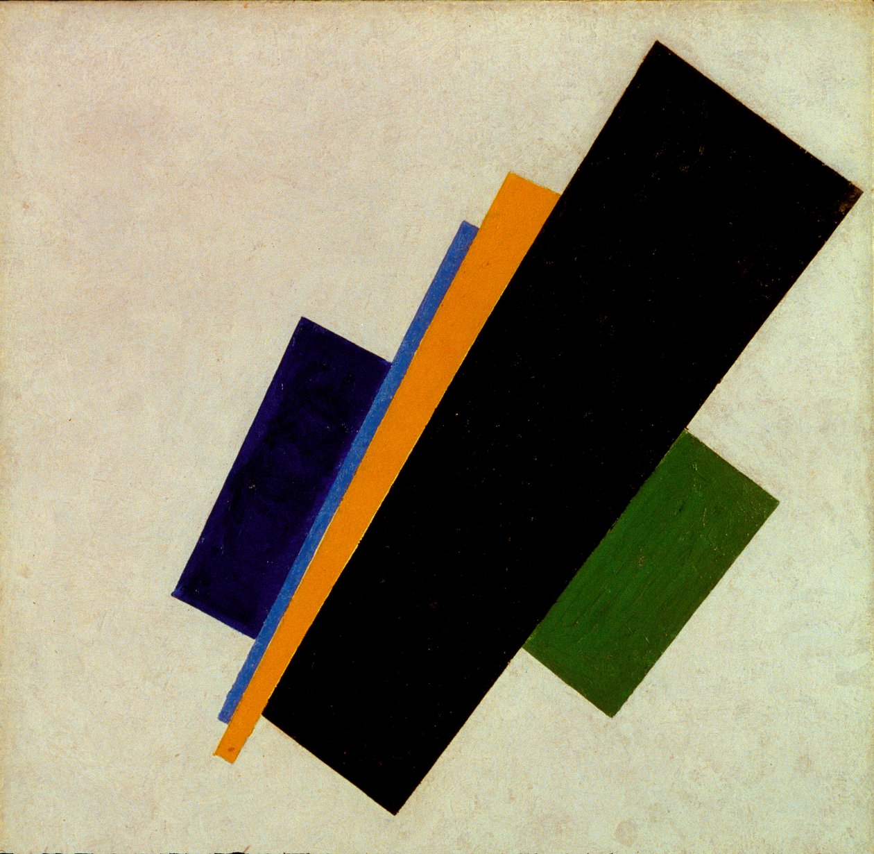 Suprematist painting by Kazimir Severinovich Malevich