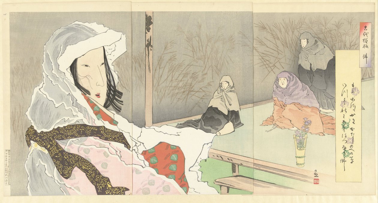 Hotoke at the Nuns by Kobayashi Kiyochika: Fine art print
