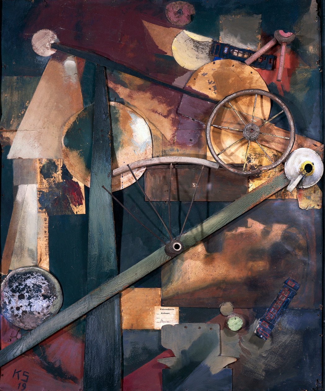 Composition for Ladies by Kurt Schwitters: Fine art print