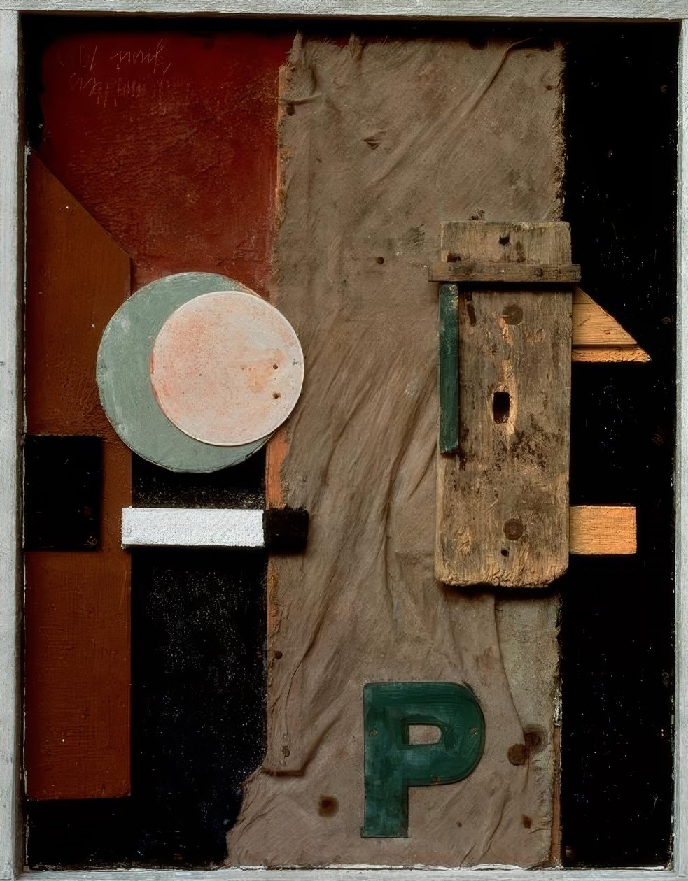 Merzbild P Rosa by Kurt Schwitters: Buy fine art print