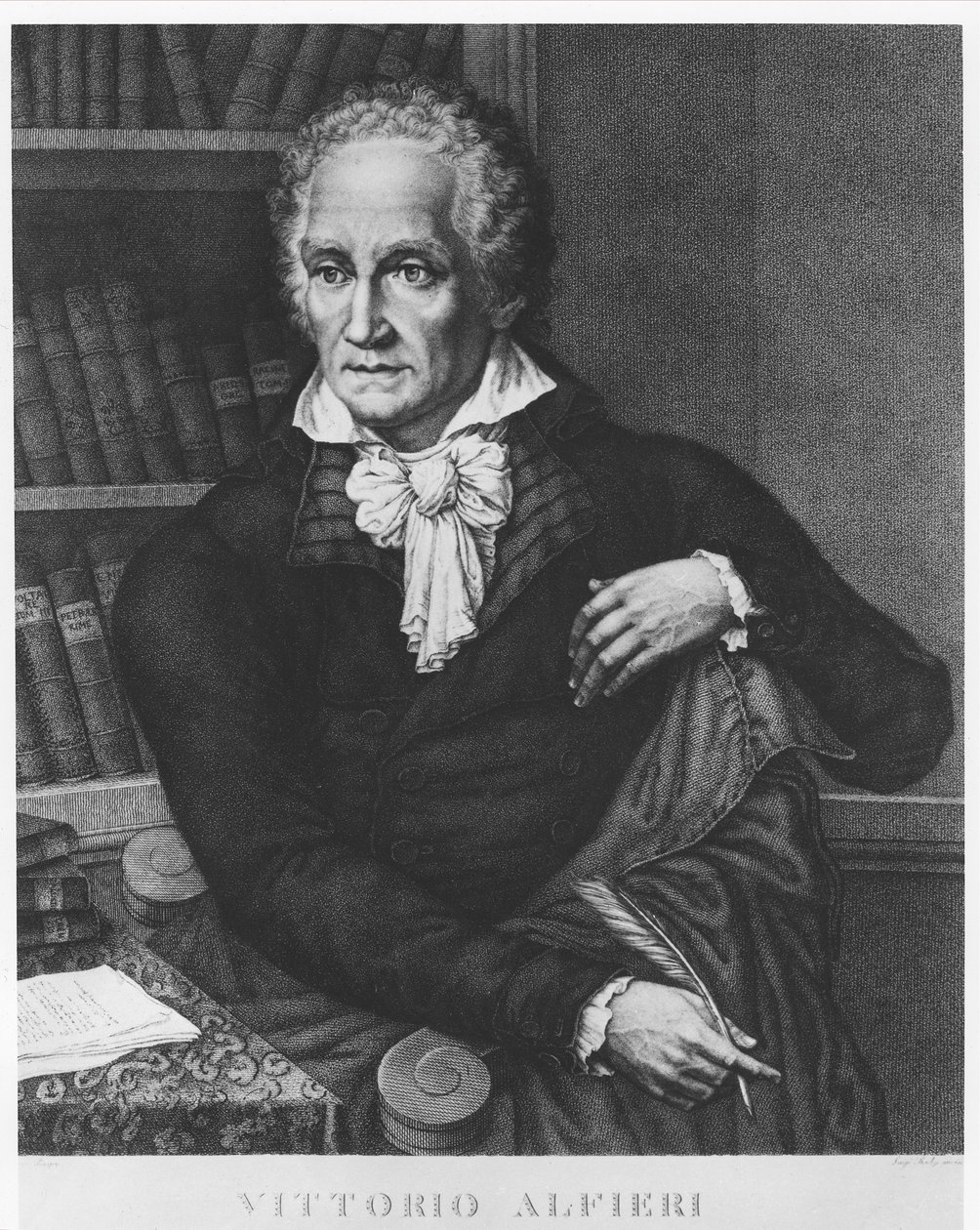 Vittorio Alfieri by L. Rados: Buy fine art print