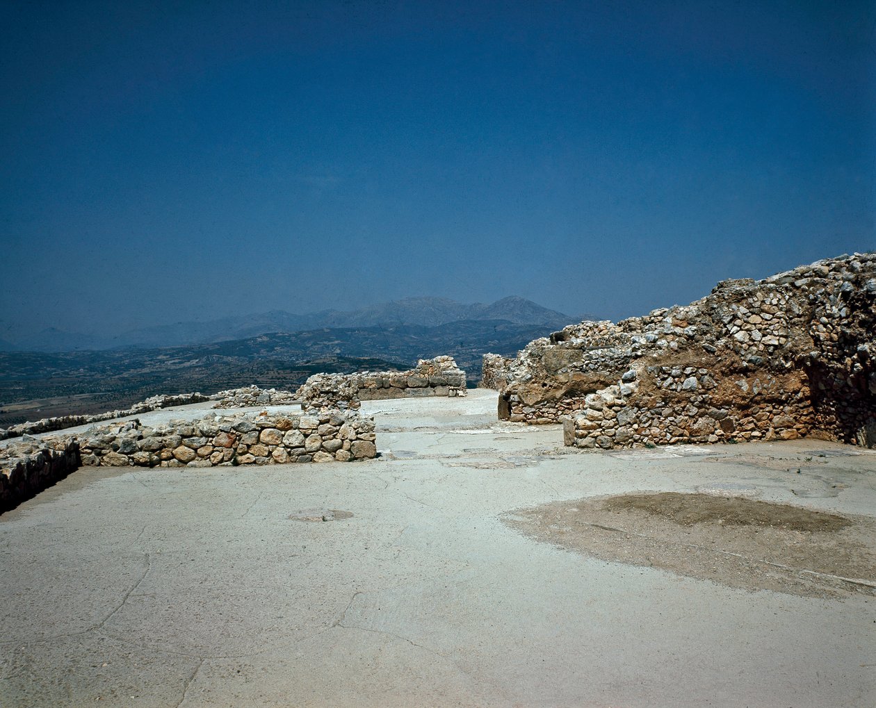 Megaron of the Royal Palace: Site of the Ancient Town of Mycenae