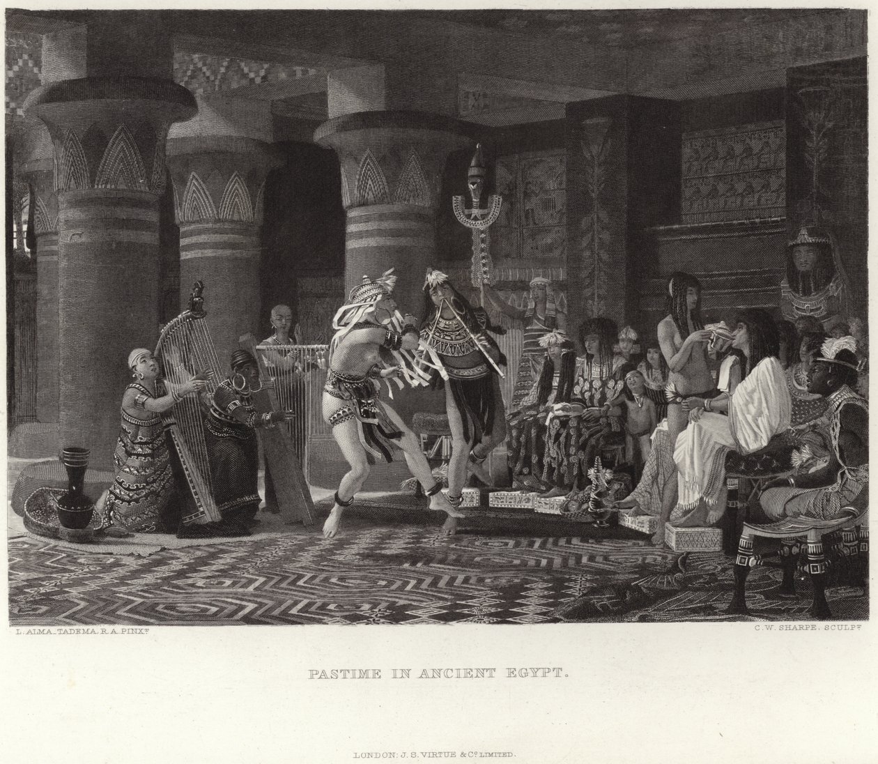 Pastime in Ancient Egypt by Lawrence Alma Tadema