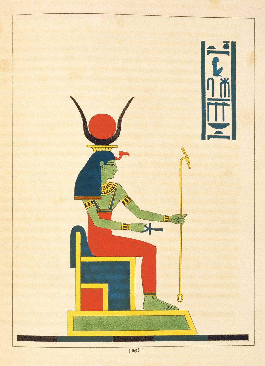The Goddess Nut, Illustration from Pantheon Egyptien: Collection des ...