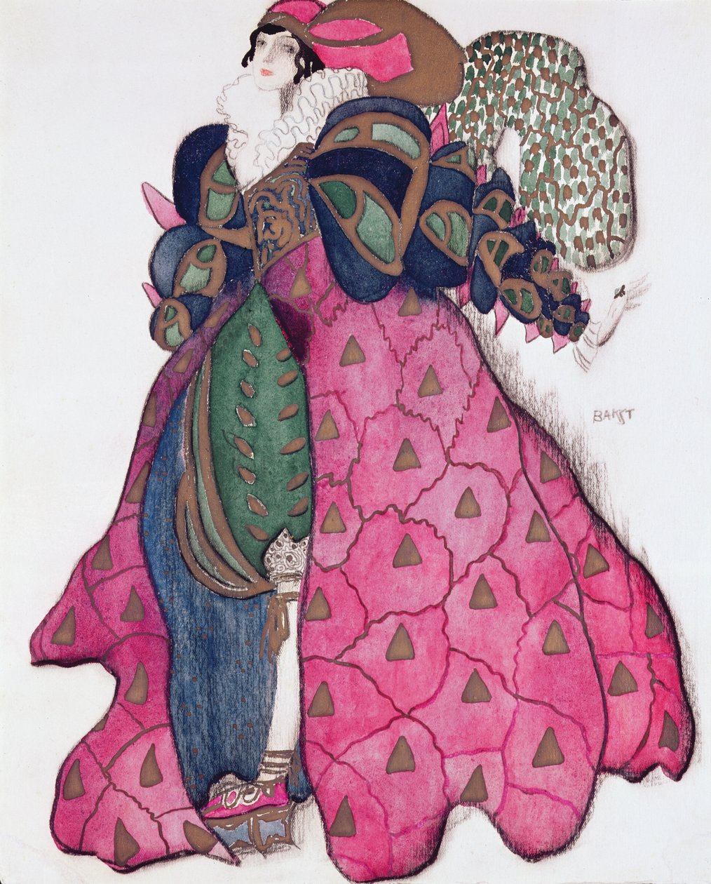 Costume design for the ballet La Legende de Joseph