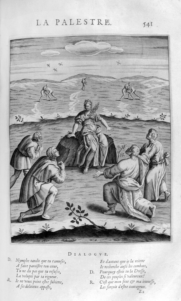 The palaestra by Leonard Gaultier: Buy fine art print