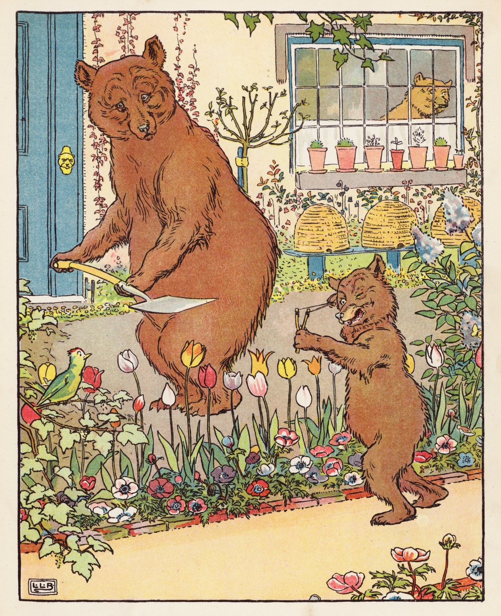 The Three Bears by Leonard Leslie Brooke: Fine art print