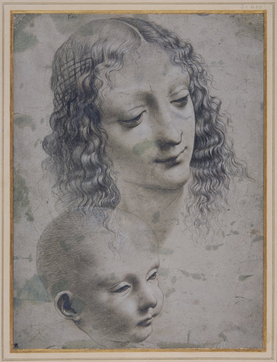 The Head of a Woman and the Head of a Baby
