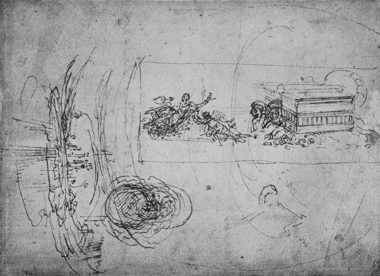 Allegorical Representation, c1480 by Leonardo da Vinci