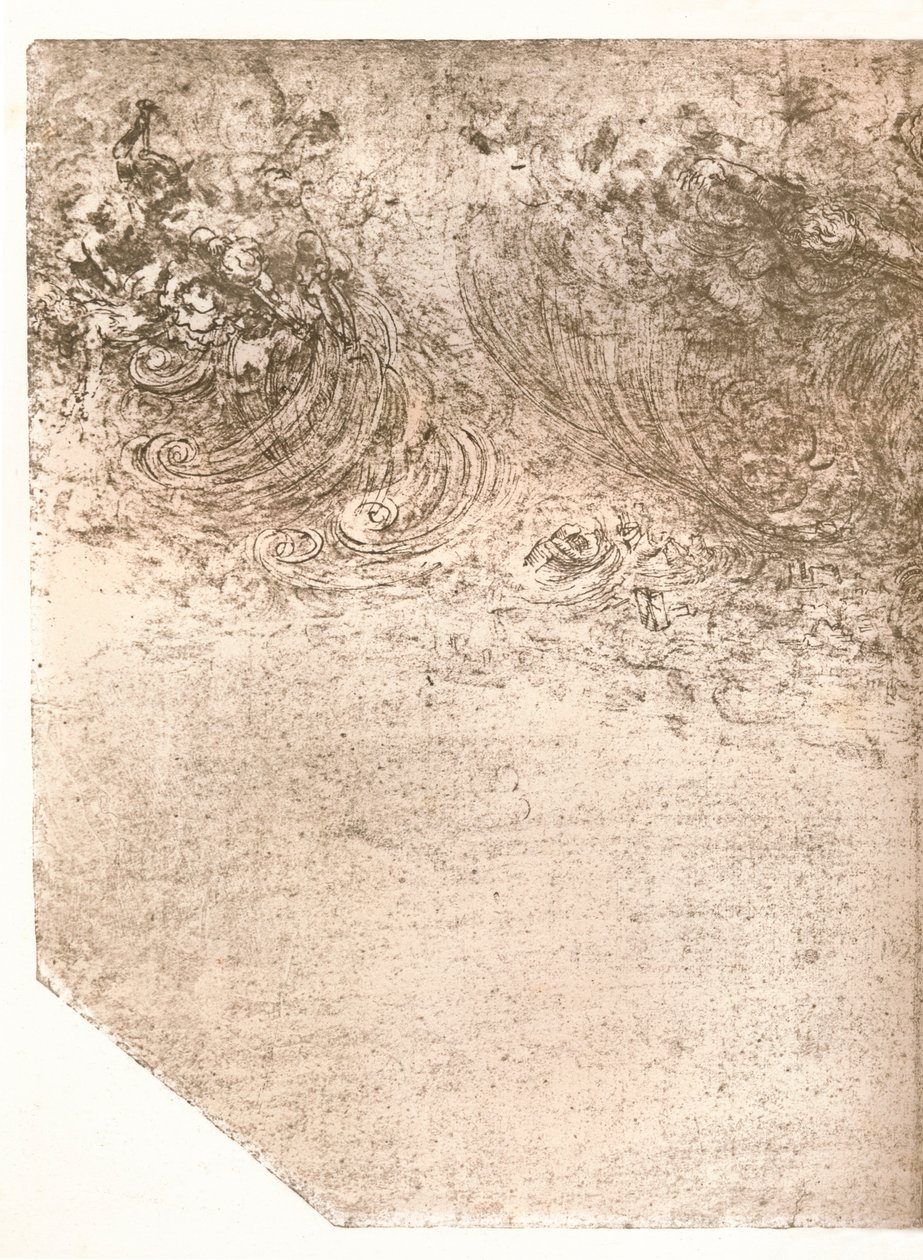 Representation of a Tempest by Leonardo da Vinci