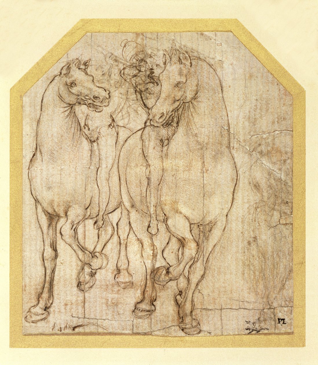 Study of Horses and Riders by Leonardo da Vinci