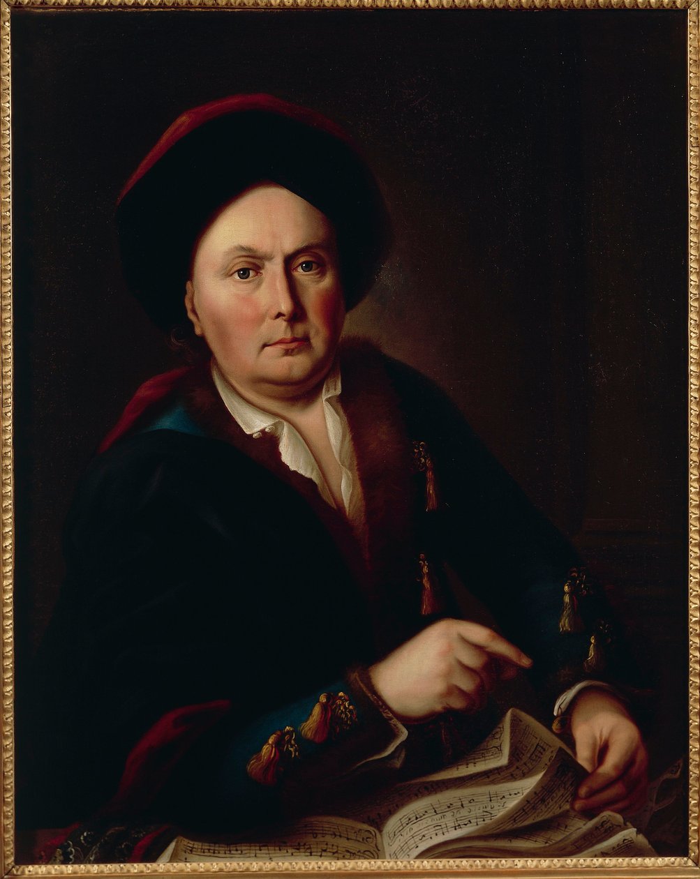 Portrait of Ludwig van Beethoven's Grandfather, Kapellmeister (1712-73)