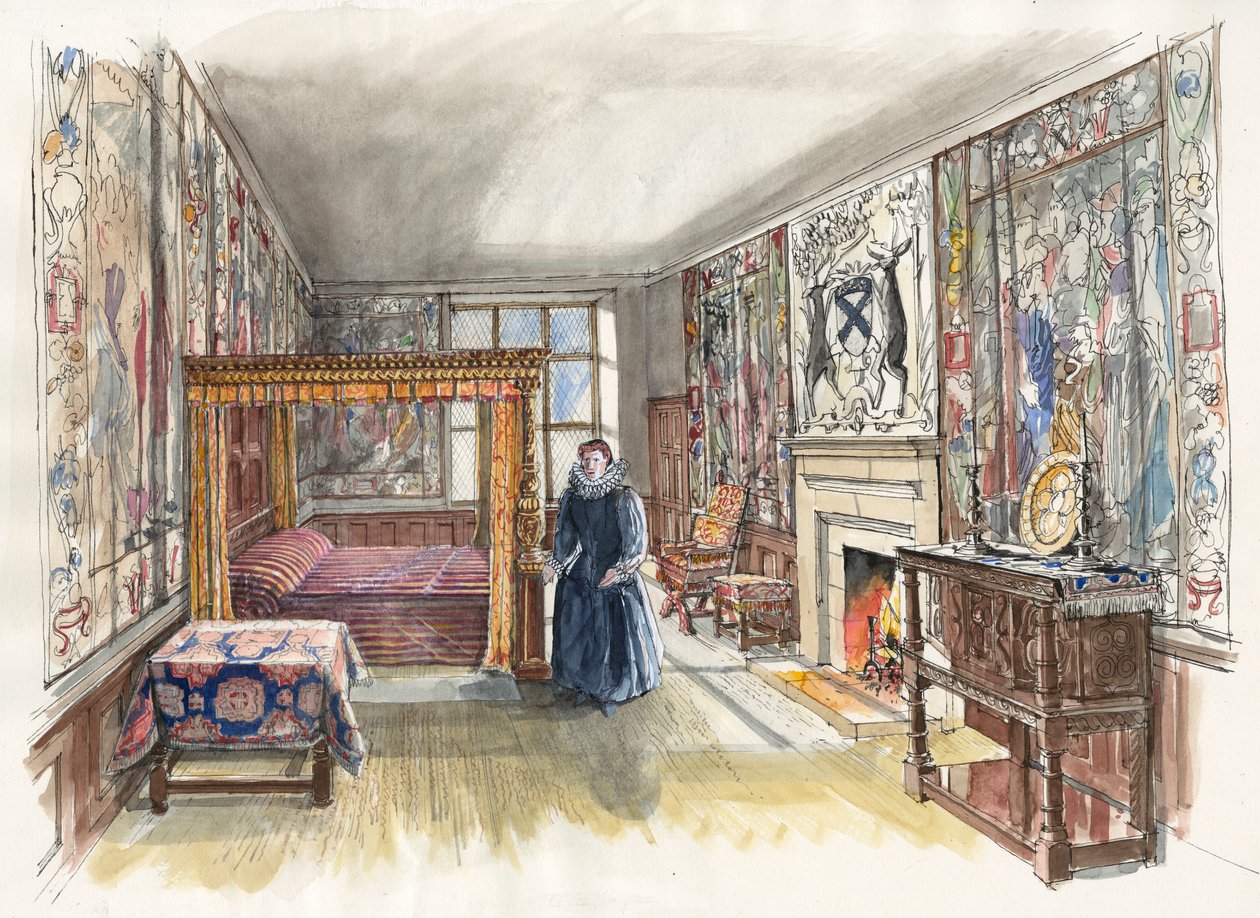 Hardwick Old Hall by Liam Wales: Premium art reproduction