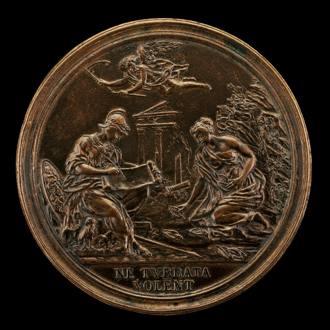 Allegory with Minerva, Time, and a Sybil [reverse], 1725