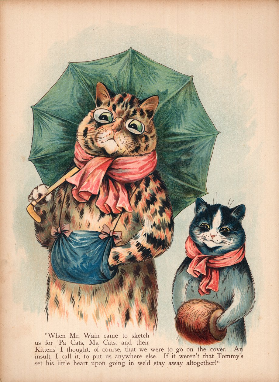 Louis Wain Cats by Louis Wain: Buy fine art print