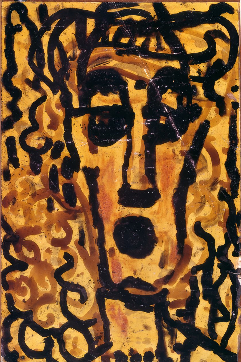 Head of a Woman by Louis Soutter: Premium art reproduction