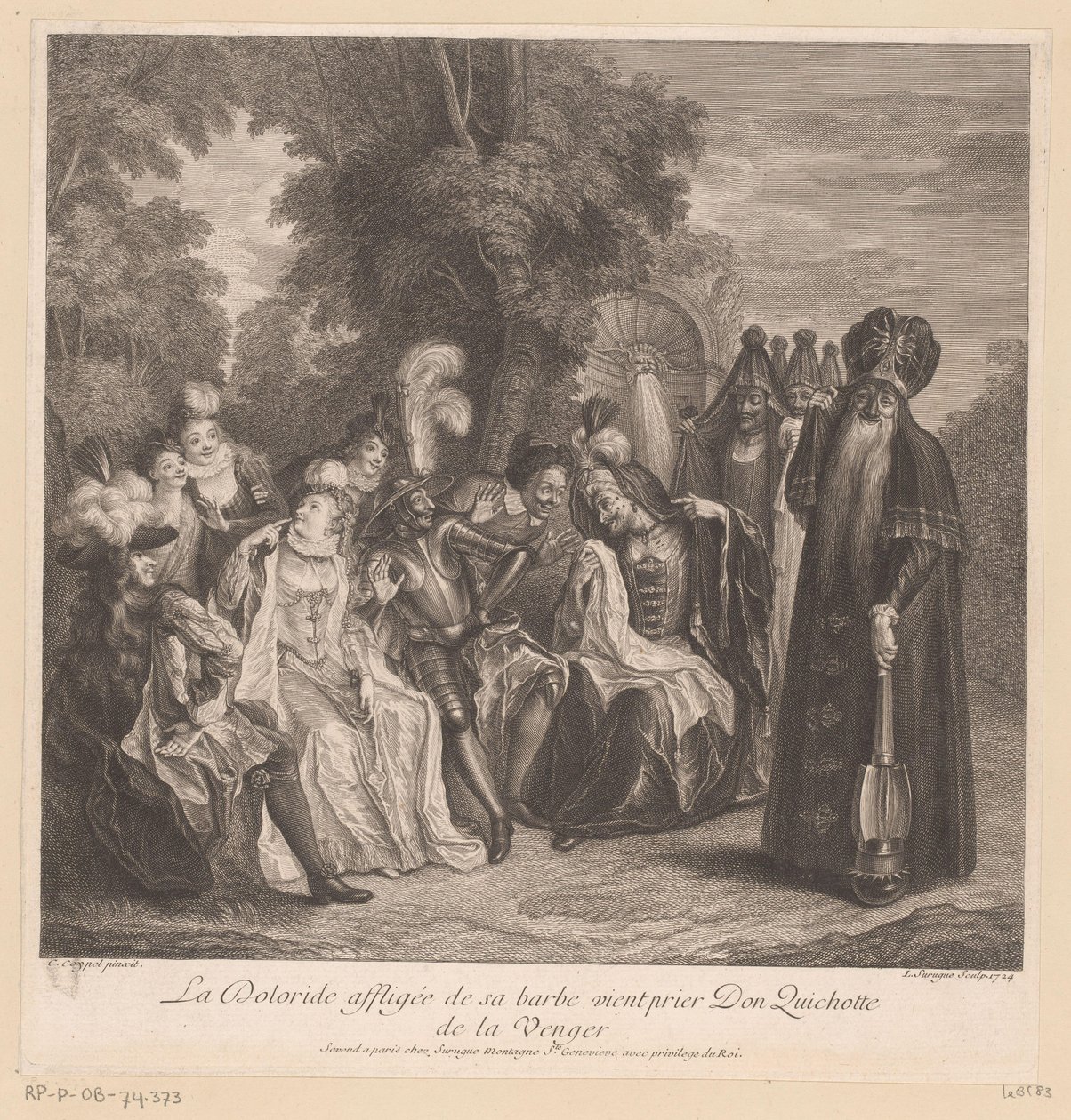 Doloride Asks Don Quixote for Revenge (History of Don Quixote of La ...