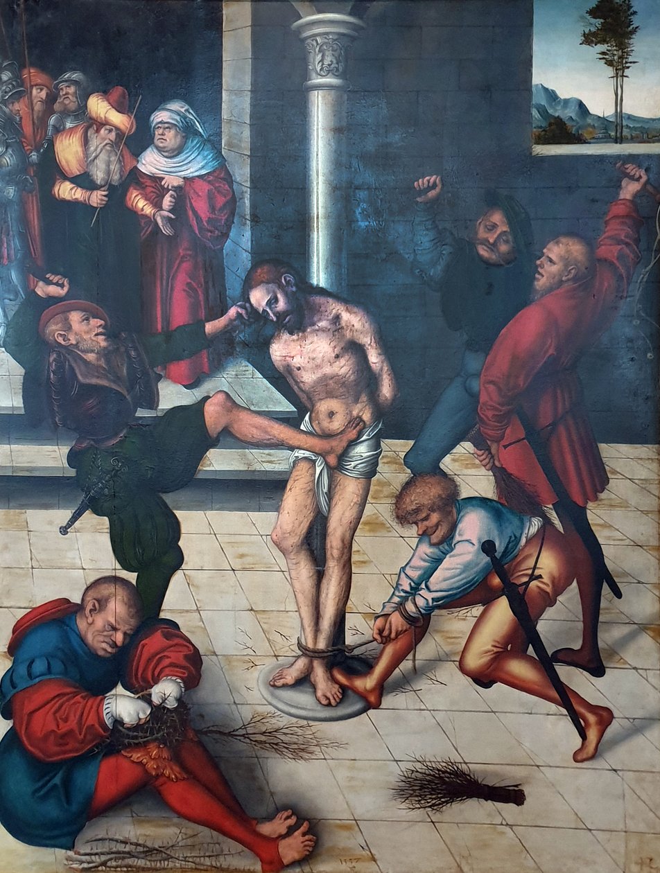 The Scourging of Christ by Lucas Cranach the Elder