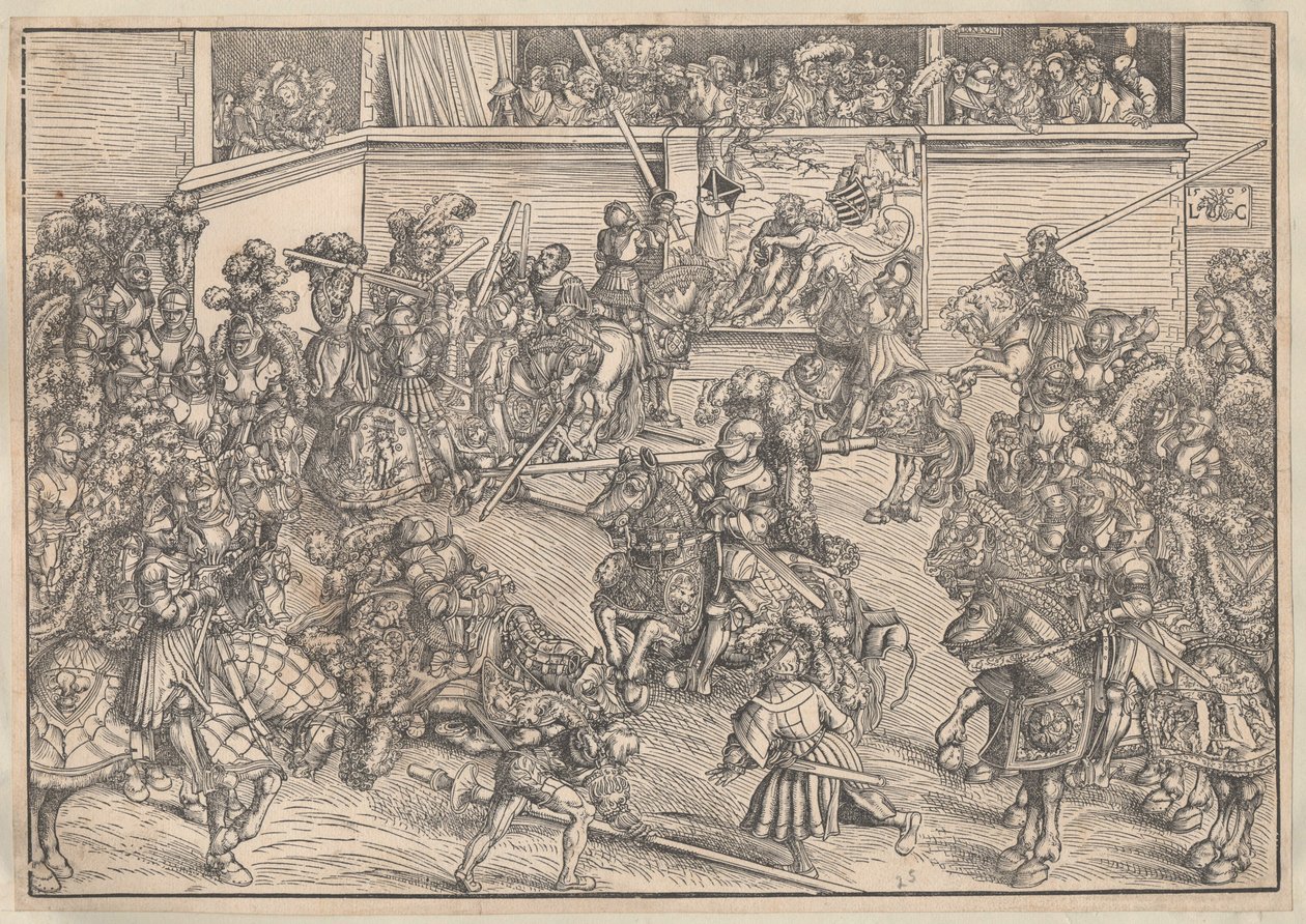 Tournament by Lucas Cranach the Elder: Buy fine art print