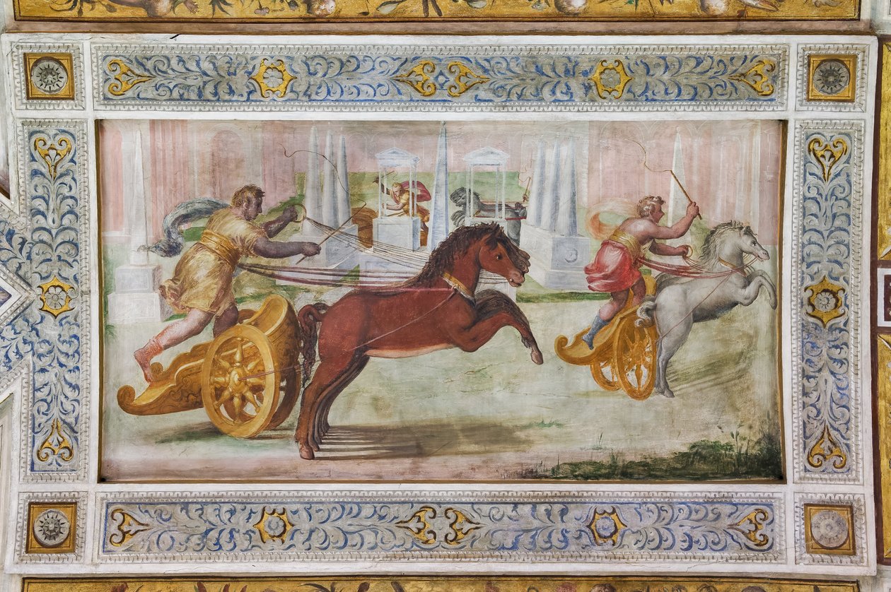 The Race of the Quadriga (detail) by Ludovico Settevecchi