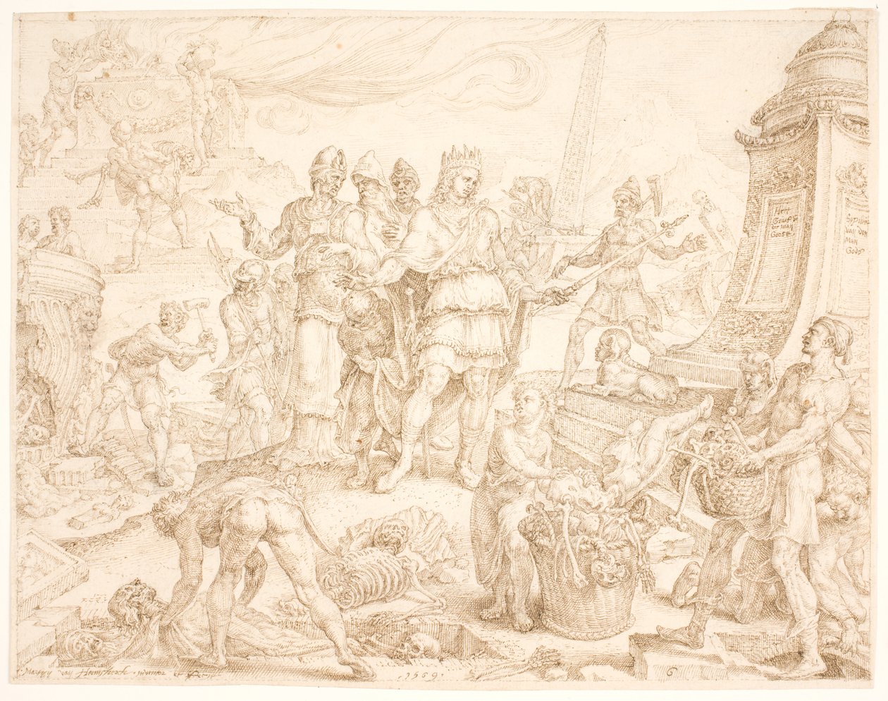 Josiah Commands the Grave of the Man of God from Judah to be Spared