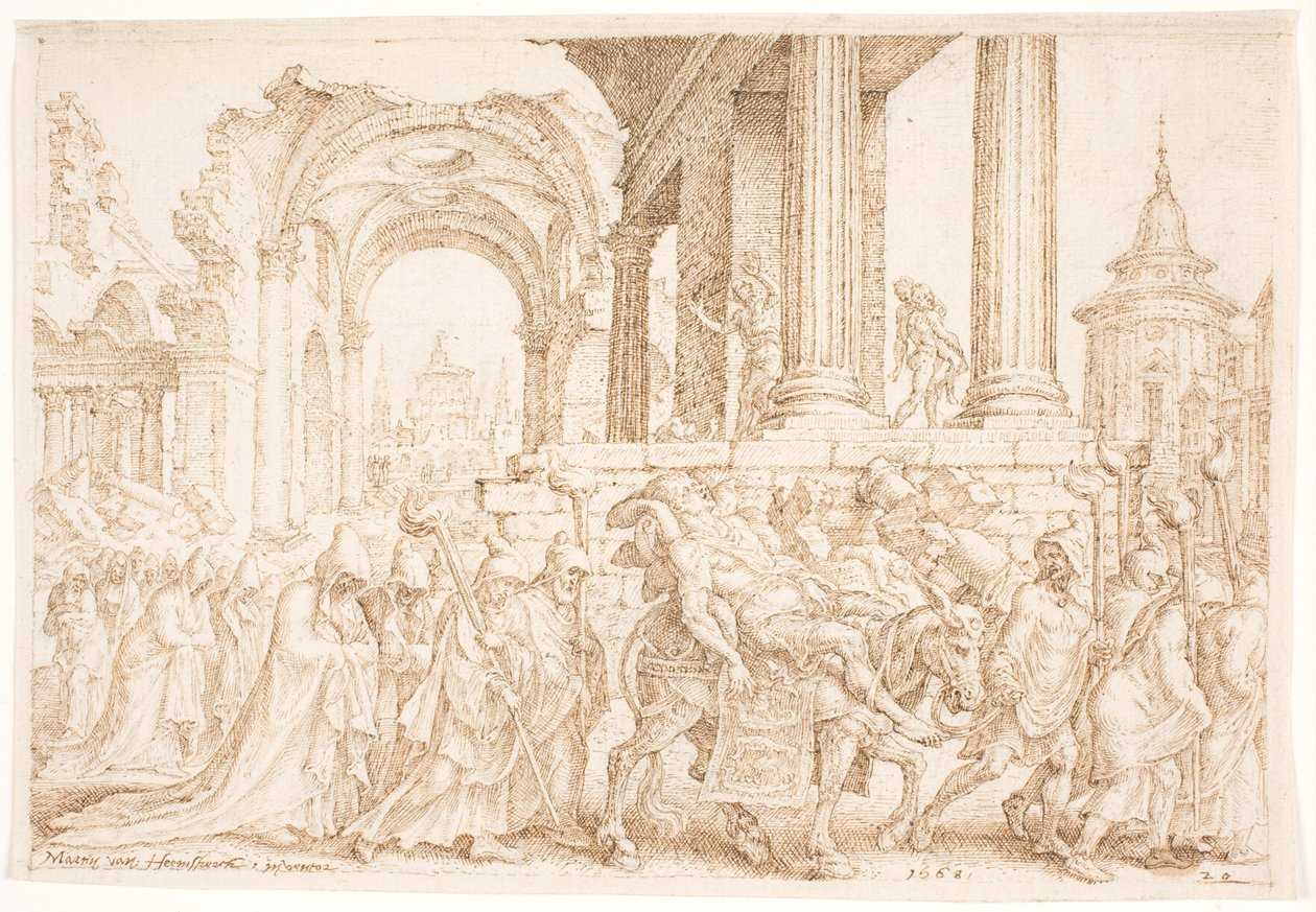The Burial of Samson by Maarten van Heemskerck