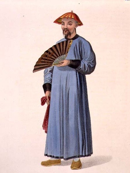 A Mandarin in his Summer Dress by Major George Henry Mason