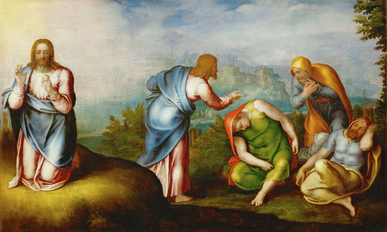 Christ on the Mount of Olives, c.1560-70 by Marcello Venusti