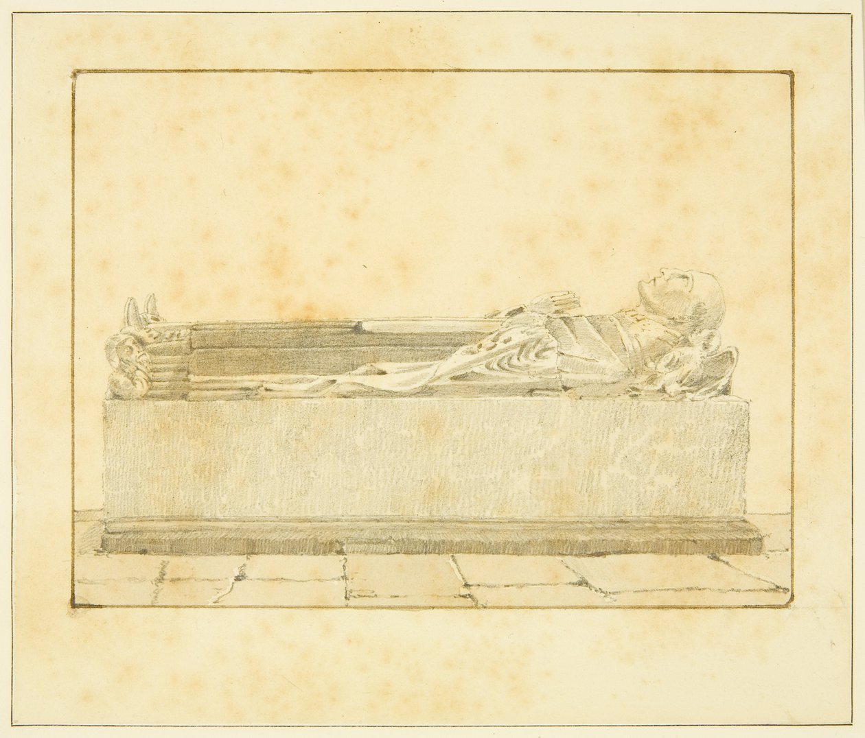 Canynges' Tomb as Dean of Westbury in St Mary Redcliffe