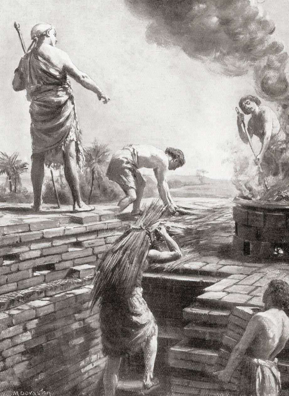 Building a Ziggurat, the Huge Pyramidal Temple Towers First Built in ...