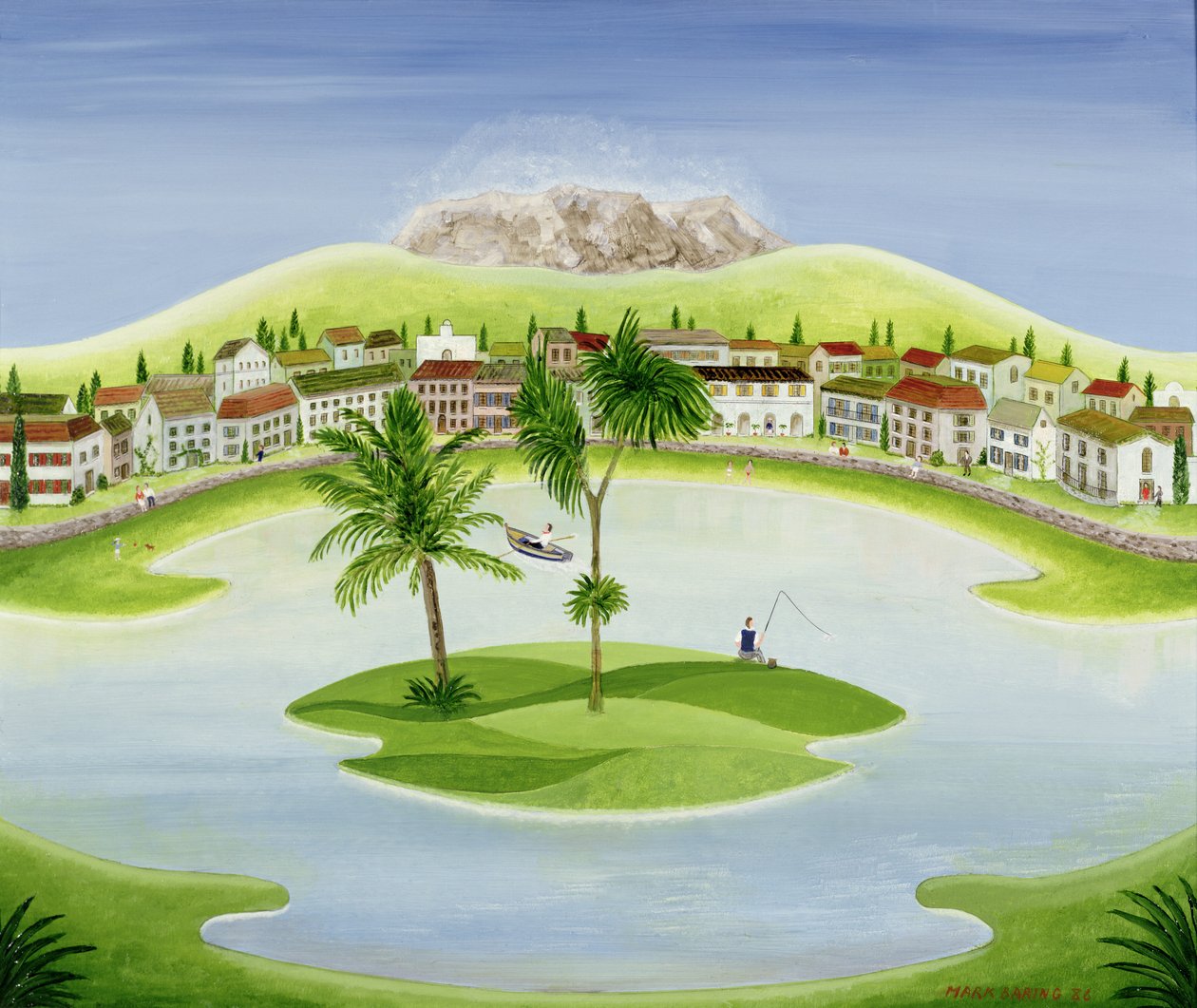 Fishing from My Island by Mark Baring: Buy fine art print