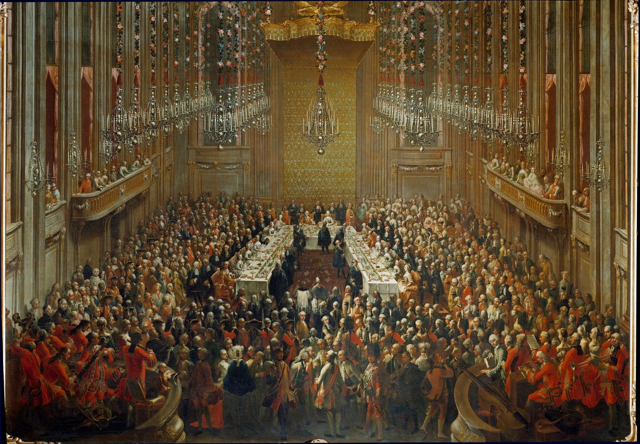 Banquet on the Occasion of the Wedding of Emperor Joseph II and ...