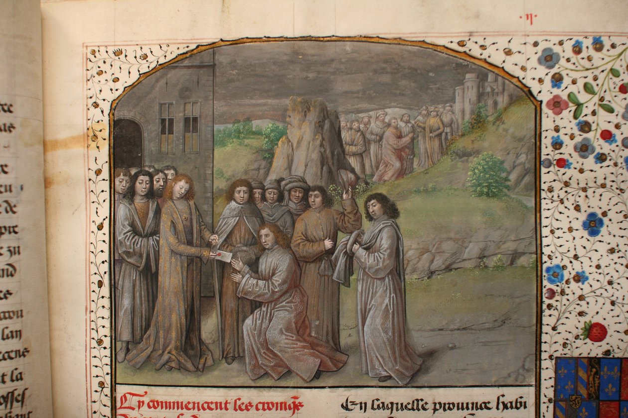 Charlemagne Names the First Count of Flanders (detail)