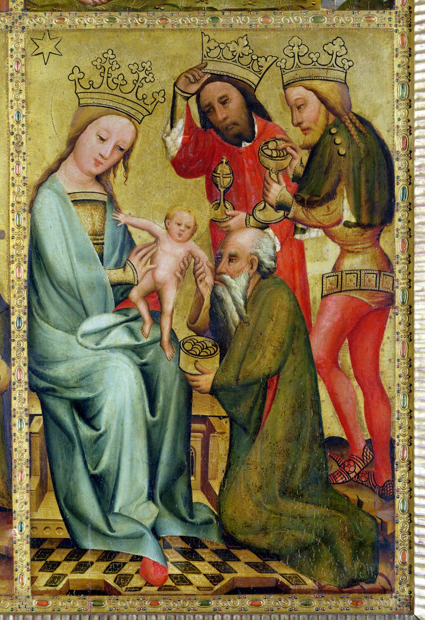 The Adoration of the Magi from the High Altar of St. Peter's in Hamburg ...