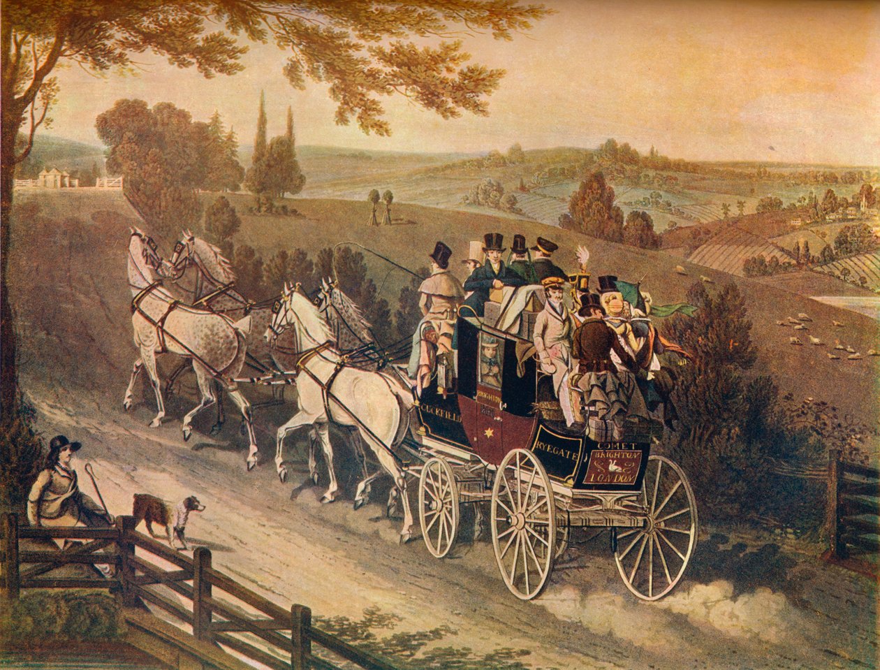 Stage Coach by Matthew Dubourg: Premium art reproduction