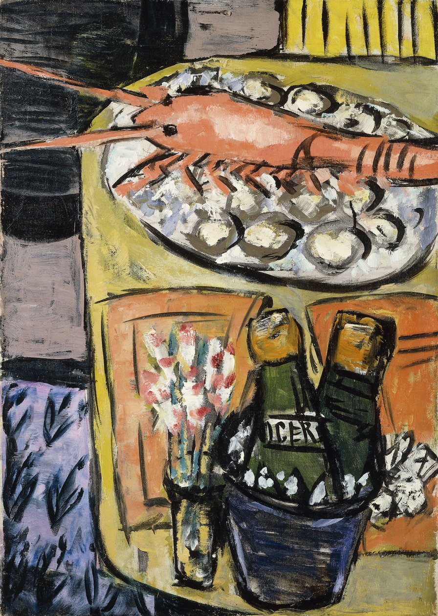 Lobster Still Life by Max Beckmann: Buy fine art print