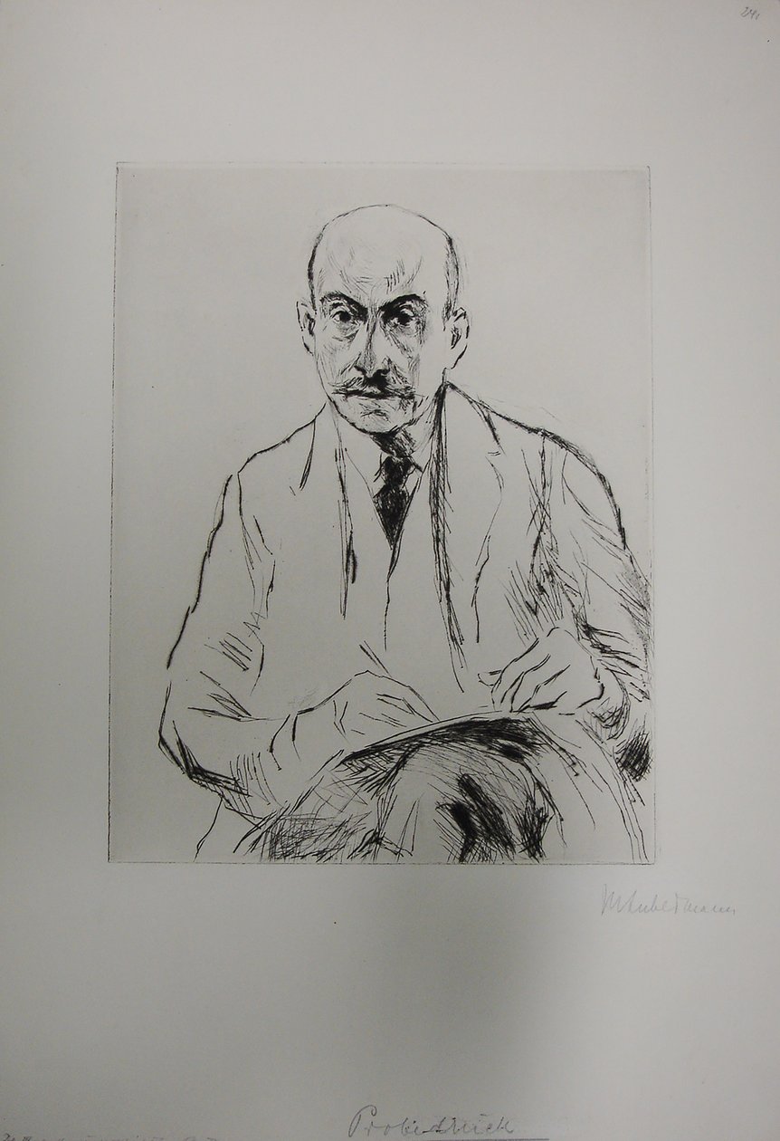 Self-Portrait at 70 by Max Liebermann: Buy fine art print