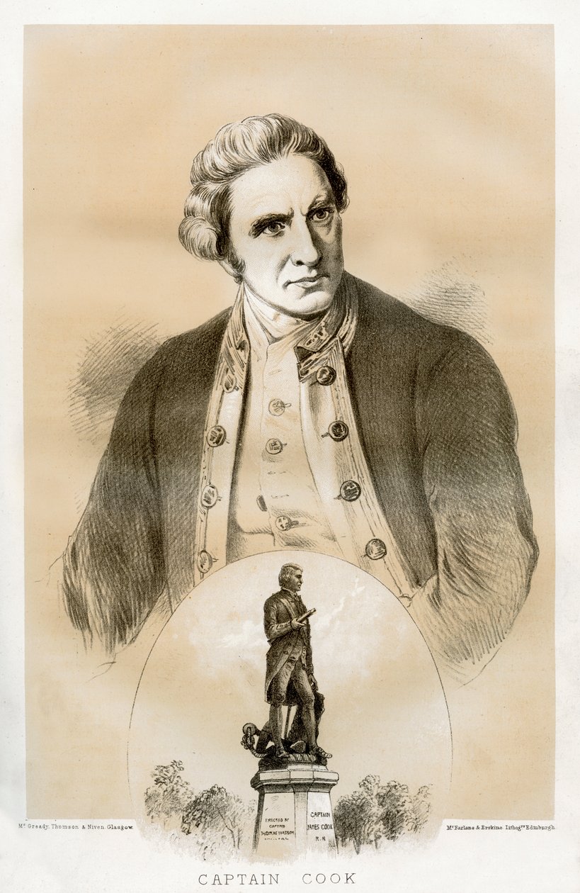 Captain James Cook, 18th century British naval officer and explorer